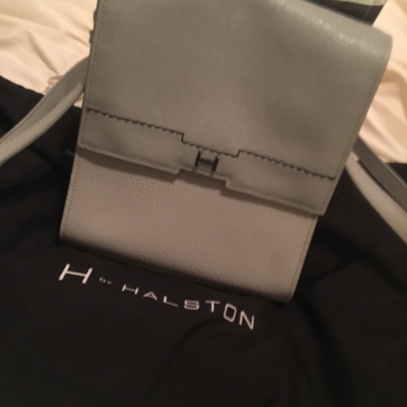 H by Halston | Bags | H By Halston Grey Crossbody Purse | Poshmark